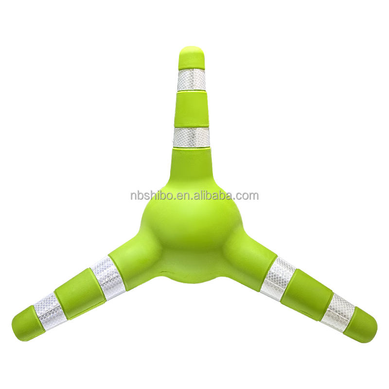 Tetrapod Control Barrier - Reflective Traffic Cones for Safety