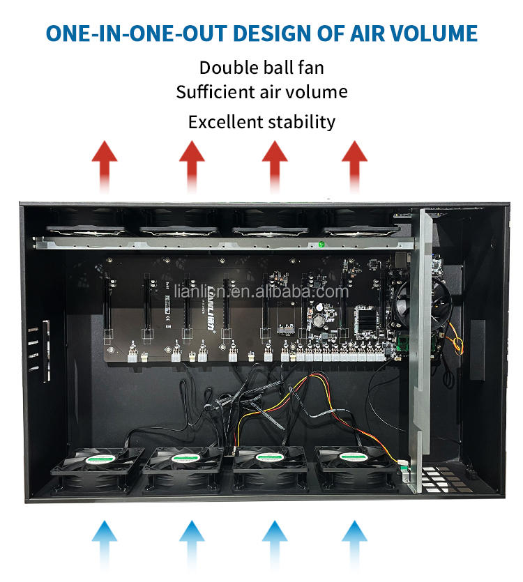 857 70mm pitch 8gpu machine motherboard 580 8gb gpu graphics card Rig ...