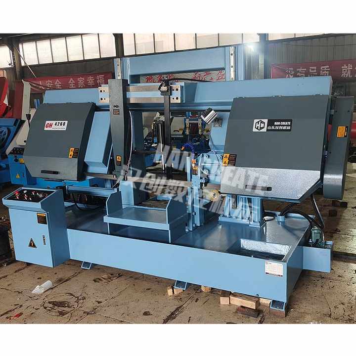 GH4250/4260 CNC Lathe Large Double ColumnBand Saw Machine Hydraulic ...