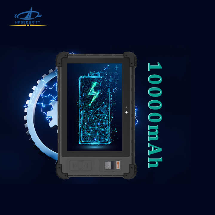 HFSecurity FP08 Android11 4G&GPS Biometric Iris Face Fingerprint Recognition Handheld Tablet for ...