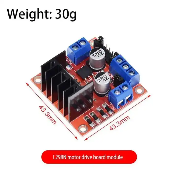 Custom L298N motor driver board module L298 for arduino stepper motor ...