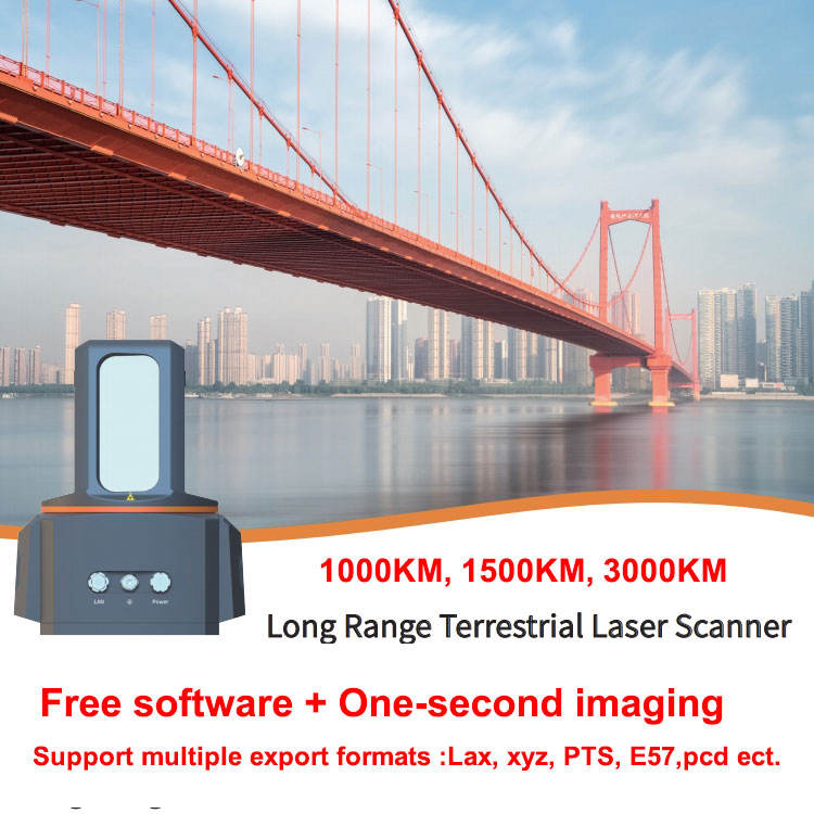 NEW Arrival Long Rang Terrestrial Laser Scanner 1000m 1500m 3D Laser ...