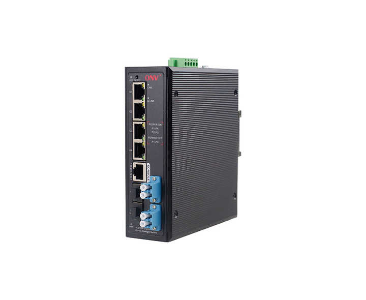 Advanced Industrial Bypass Ethernet Switch 4*RJ45 + 2*SFP Fiber Ports ...