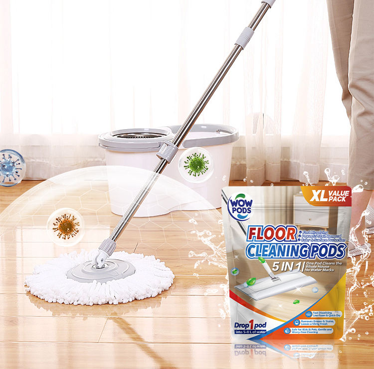 OEM ODM Private Label Household 1 Chamber Floor Cleaning Powder Beads ...