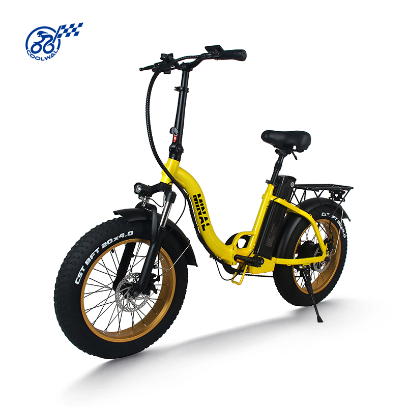 Folding Electric Bike for Adults 20" *4.0" Fat Tire Mountain Beach ...