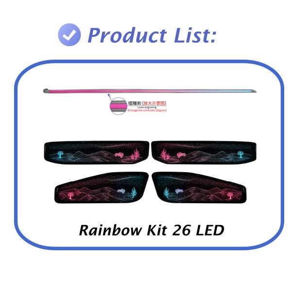 Glefon Wholesale Car Ambient Light Kit for Toyota Prado/ LC250 2024 ...