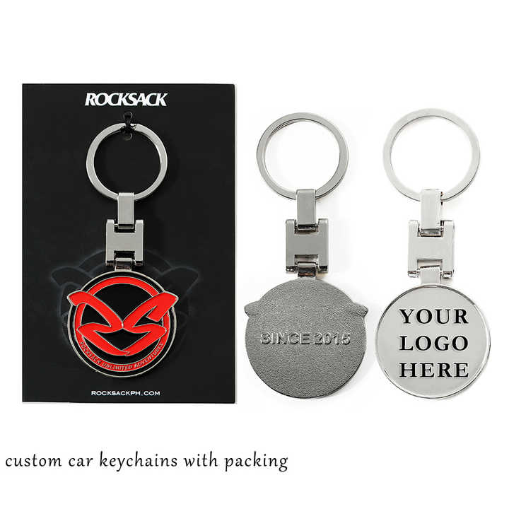 Wholesale Keychain Custom Company Logo Name Car Key Chain