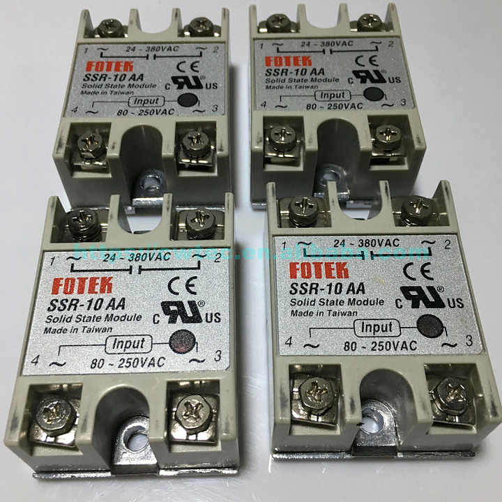 Taiwan FOTEK 10A Solid State Relay SSR-10DD Factory Price Original in Stock for DC Control ...