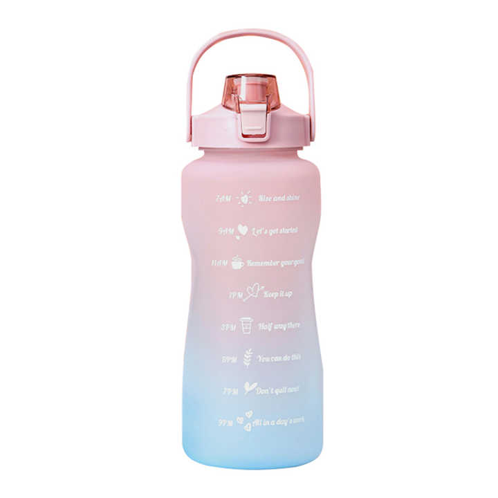 2L Large Capacity Water Bottle with Straw - Durable & Sustainable