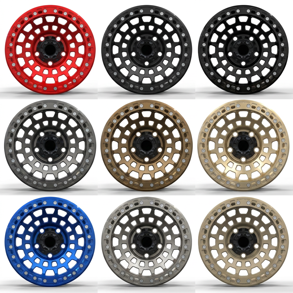 Retro Modern Classic Forged Wheels 19-22 Inch Satin Black Vintage ...