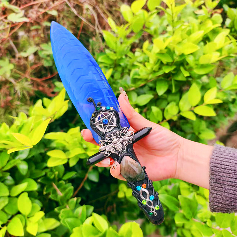 Hand Carved Obsidian Knives - Unique Spiritual Gifts