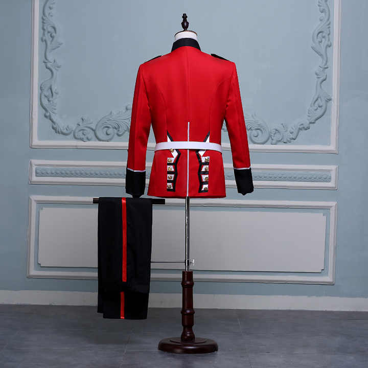 British Royal Guard Costume Set for Adults Men Prince William Soldier ...