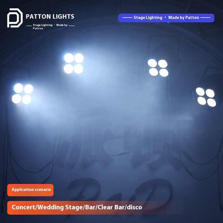 Paton 200W COB Four-Eye Face LED Par Light Stage Lighting Beam Effect ...