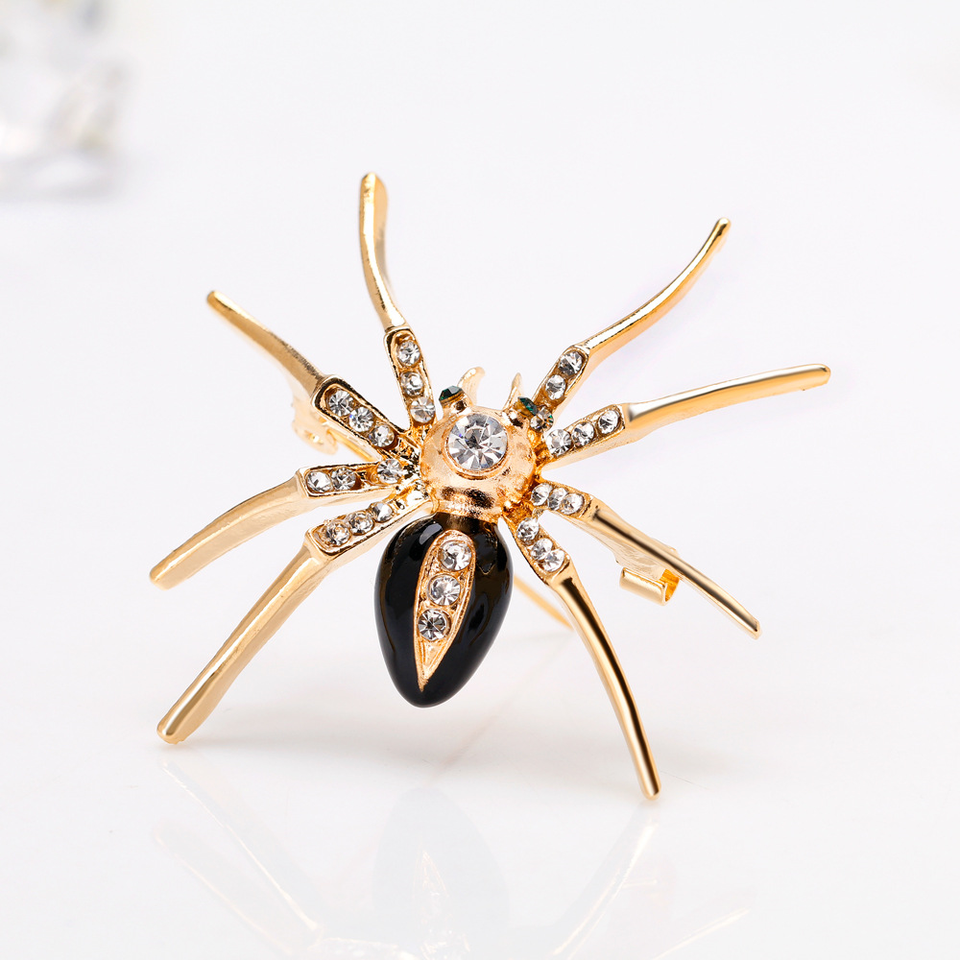 Bestselling Fashion Insect Brooch Exaggerated Spider Brooch Black and ...