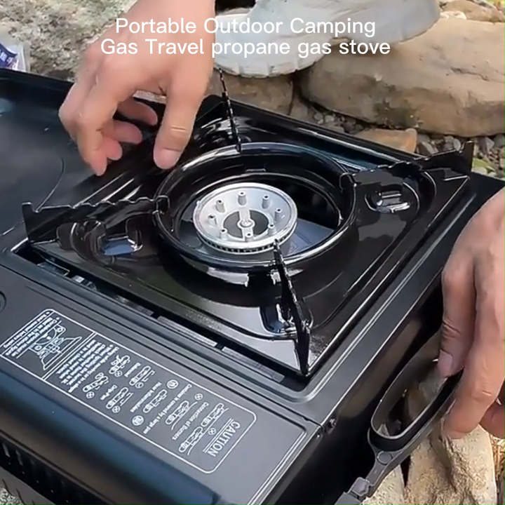 Portable Outdoor Gas Stove Burner - Single Burner Camping Gas Cooktops ...