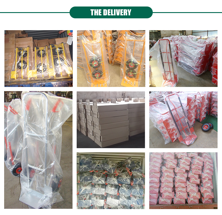 Orange Yellow Color Hand Truck Trolley For Transport - Buy Hand Truck ...