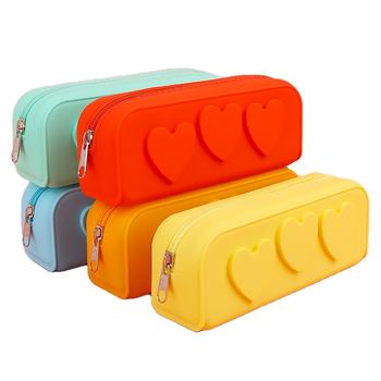 Customizable Silicone Pencil Case - Eco-Friendly & Durable