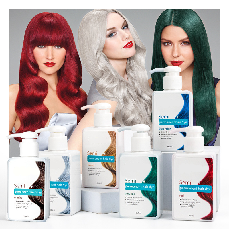 Custom Hair Dye Conditioner Semi Permanent Consolidate Extended Color ...