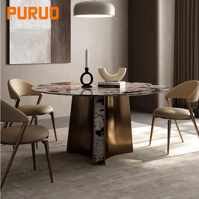 Puruo Luxury Dinner Tables - Elegant Minimalist Style