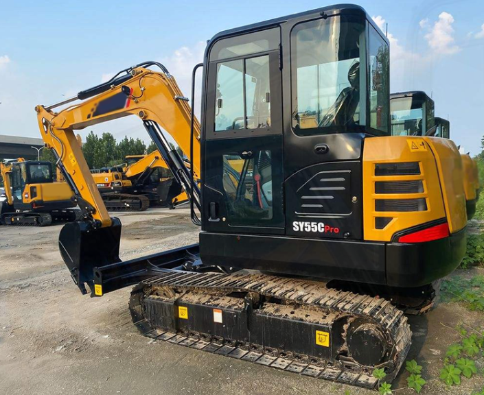 Good Price China Small Excavator Mini Excavator 5.5 Ton SY55C 0.2CBM ...