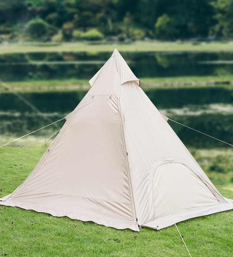 HOUMU Vintage & Upgraded Waterproof Oxford Cloth Teepee Pyramid Tent ...