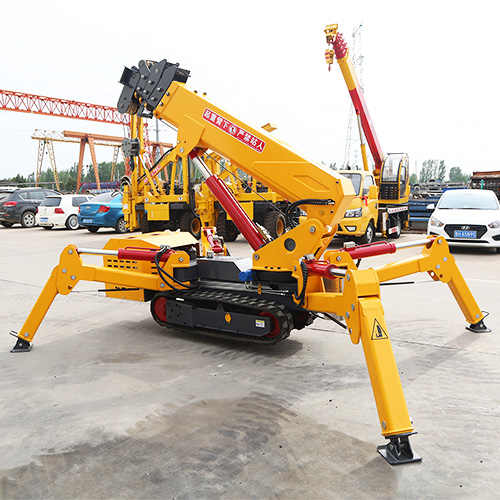 Small Construction Crawler Cranes Spider Crane 3 Ton 5 Ton 8 Ton Mini Spider Crane for Sale ...