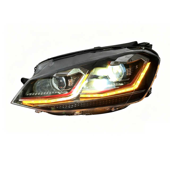 SJC Auto Car Accessories LED Head Lights for VW Golf 7 MK7 2013-2017 ...