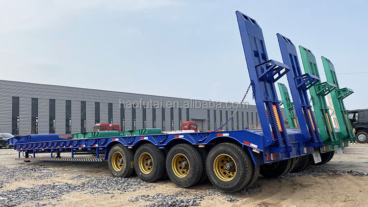 HOWO SEMI Trailer 3 Axle 4 Axle Container Semi Trailer 40ft 45fft ...