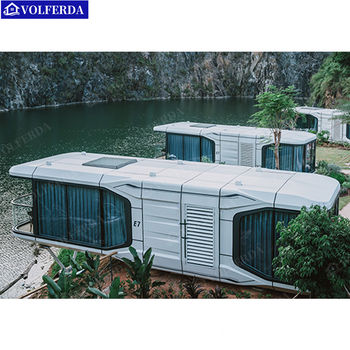 VOLFERDA E7 Space Capsule House Prefab Houses Set kitchen Cabinet ...