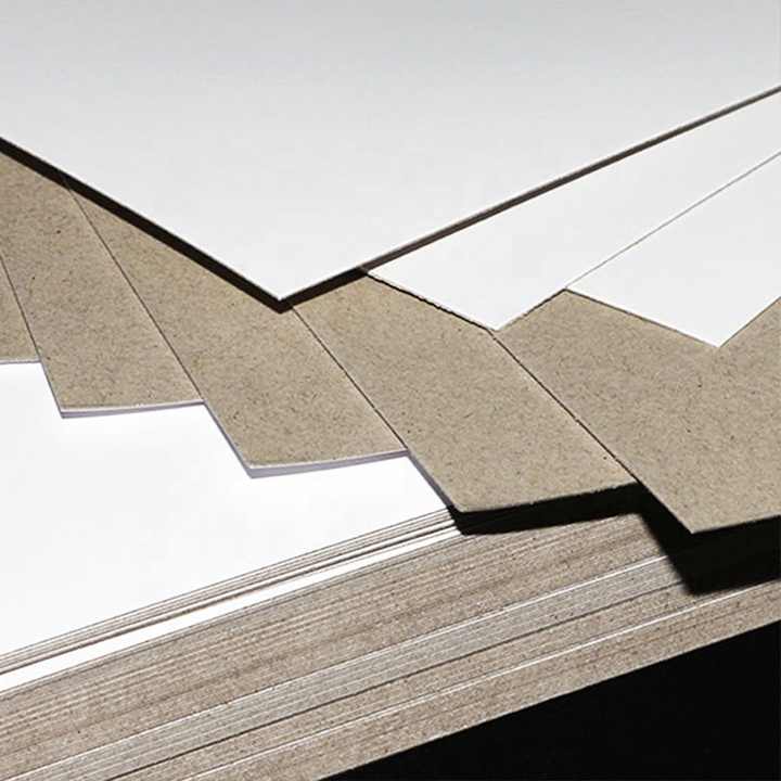 China Duplex Cardboard AAA Grade Duplex Board Gray Back Paper Ningbo ...