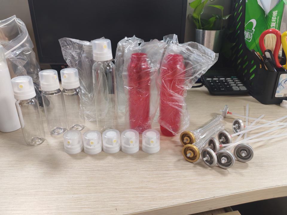 Wholesale Plastic Aerosol Bottle PET BOV with Nozzle for High-end ...