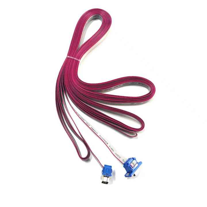 DB9 Male to Female Pin-to-Pin Flat Ribbon Cable 10-Meter Serial Data ...