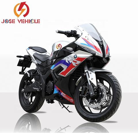 5000w High Speed Racing Electric Motorcycle for Adult with led light ...