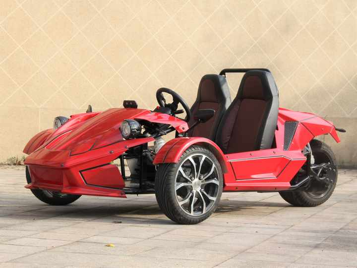 KNL 350cc ZTR Reverse Tricycle - Convertible Petrol 3-wheel