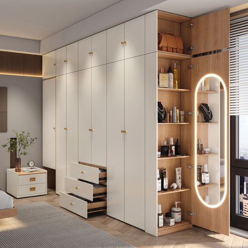Wardrobe design catalogue for small bedroom store