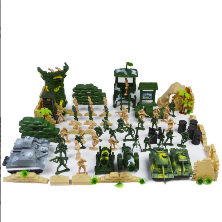 Wholesale Plastic Action Figure Army Play Set Mini Military Toy Soldiers
