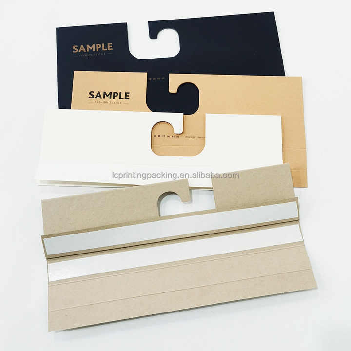 Custom Eco-Friendly Cardboard Fabric Sample Hanger & Cloth Hangers for ...