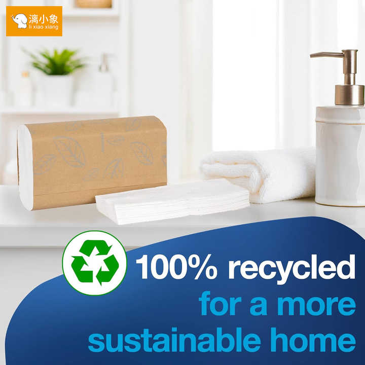 Eco Friendly Biodegradable Virgin Wood Pulp White Z / N Fold Paper Hand ...