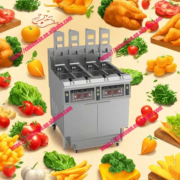 Pressure Fryer Chicken Gas Fryer Commercial KFC Chicken Frying Fryer ...