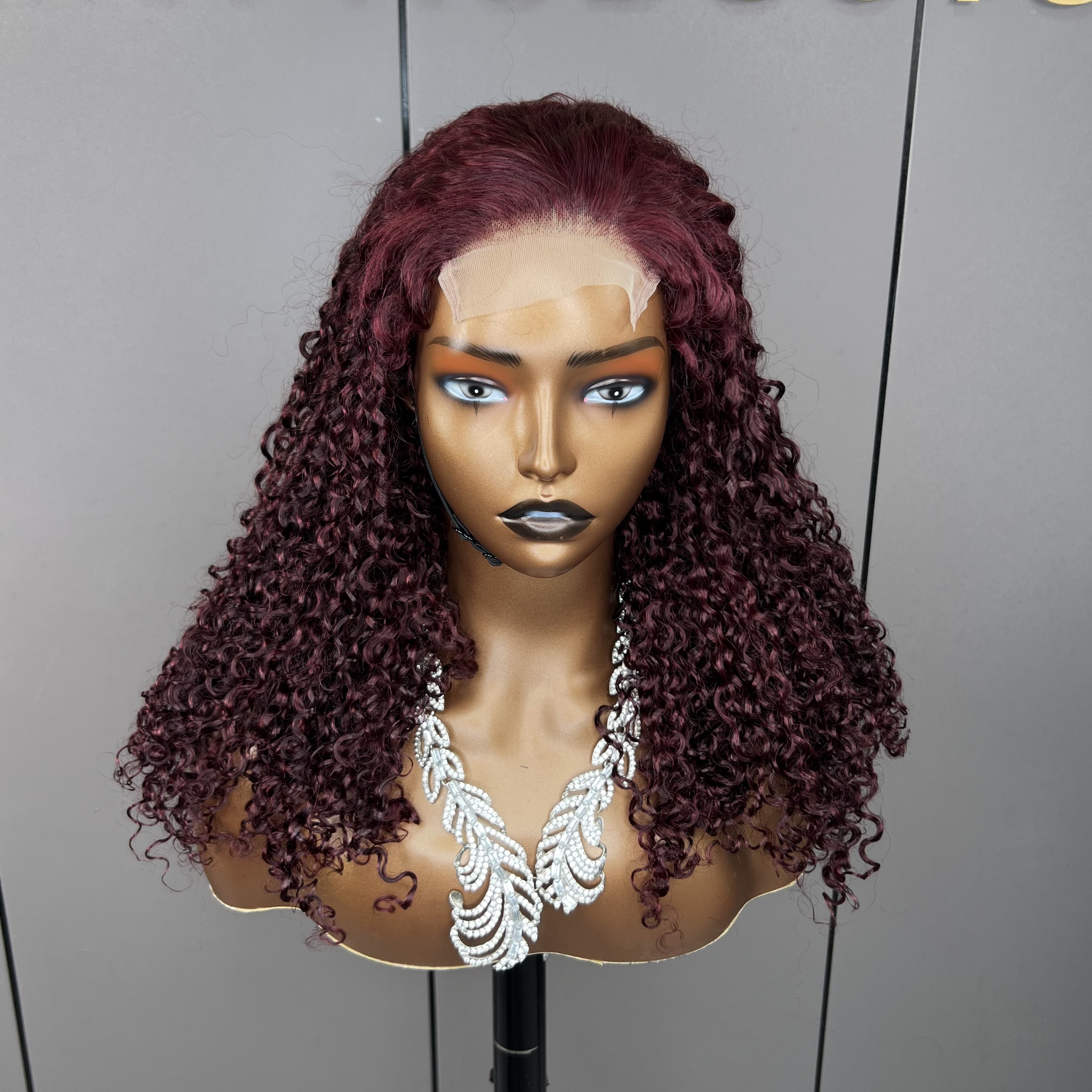 SDD Natural Pixie Curly Lace Frontal Wig - Loose Deep Wave