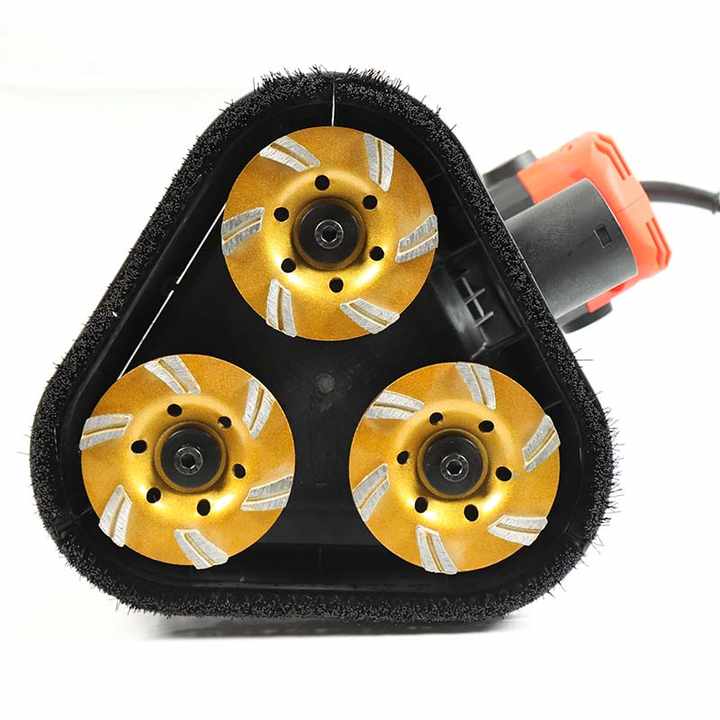 High Quality Hand-Held Cement Grinding Machine - Three Head Floor Grinder