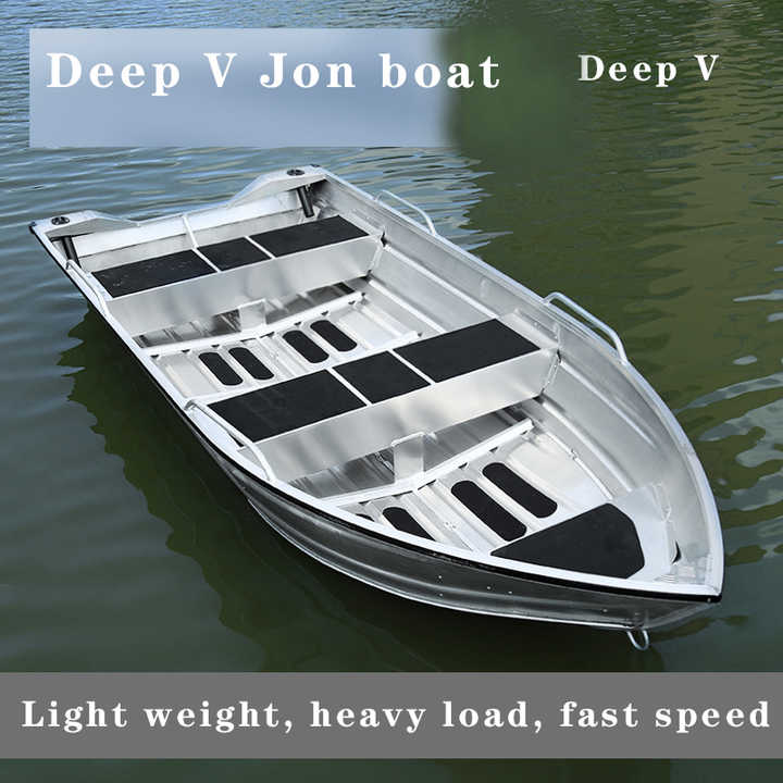 Aluminum Boat Deep V Jon Boat Fishing Boat for Sale