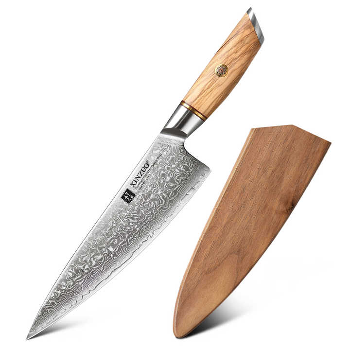 XINZUO Walnut Wood Sheaths - Durable Kitchen Knife Protectors