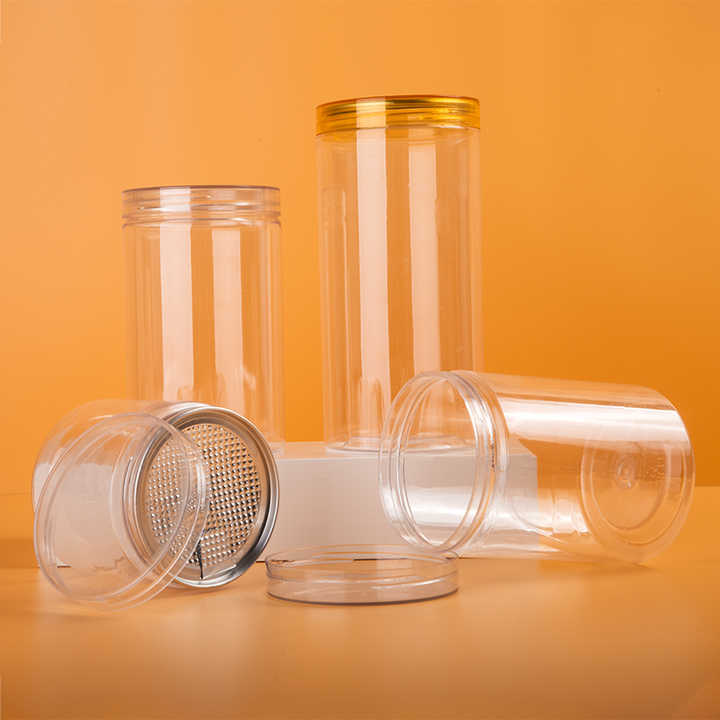 Factory PET Plastic Jars Cookie Jar Eco Friendly Food Jar 420ml 500ml ...