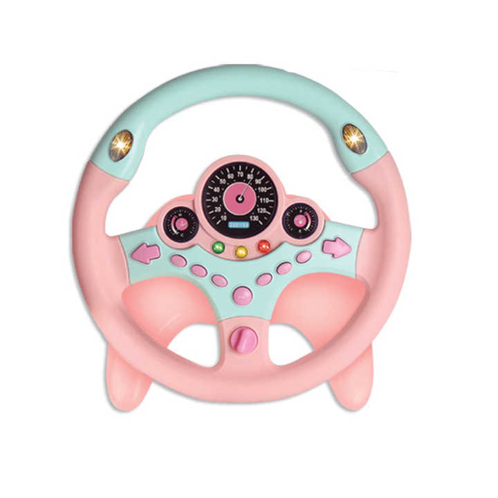 B/O Electric Simulation Driving Plastic Baby Kids Steering Wheel Toy ...