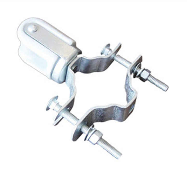 White Porcelain Insulator with Clip - Low Voltage Protection
