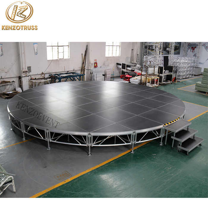 Indoor Outdoor Aluminum Round Stage - Circle Stage Platform