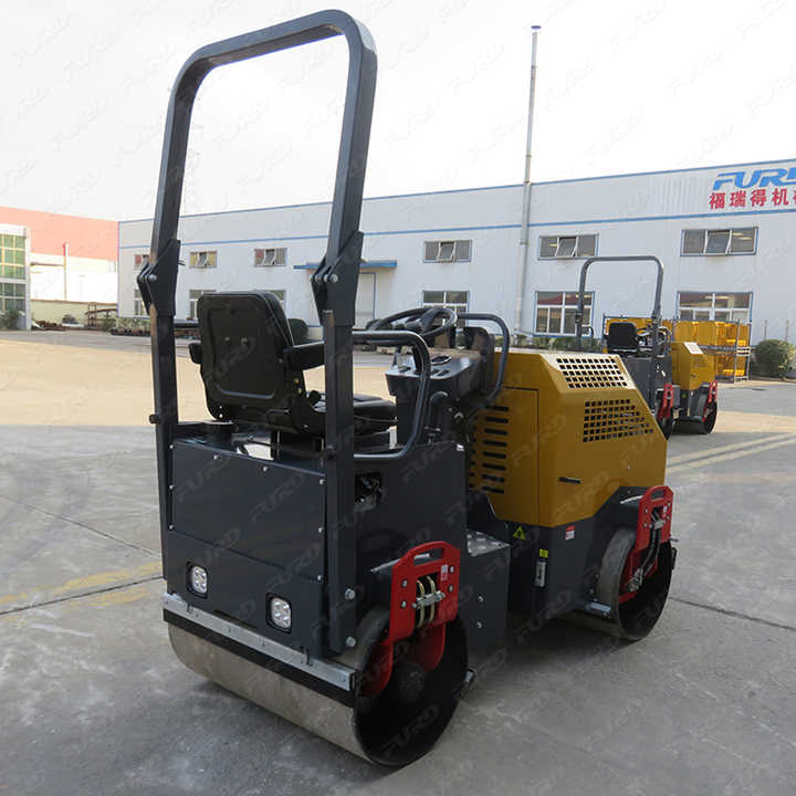 1.8 Ton Vibrating Vibratory Compactor Asphalt Ride on Mini Road Roller ...