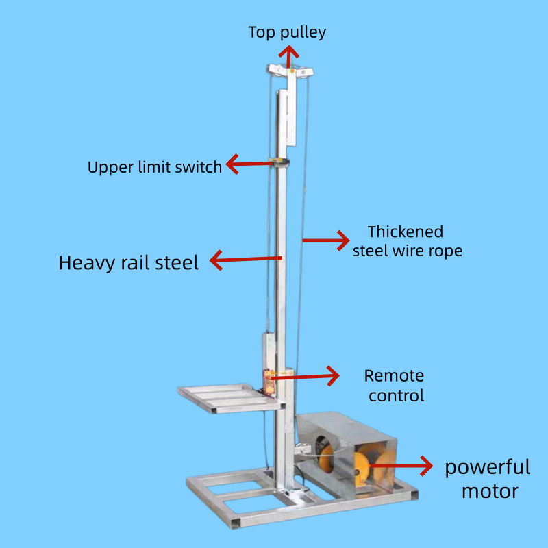 Roman Column Concrete Elevator, Vertical Ladder Type Concrete Elevator ...