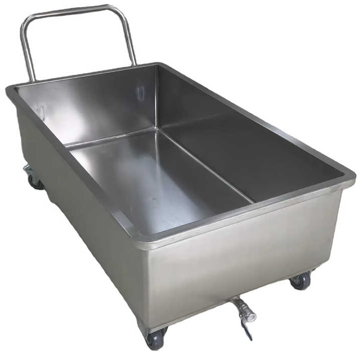 HJ-LC200 Stainless Steel Cart for 200L Food Transport & Storage OEM